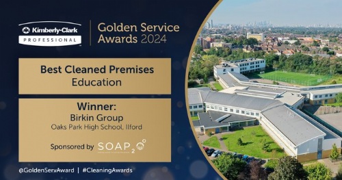 Oaks Park High School - Golden Service Award - Best Cleaned Premises